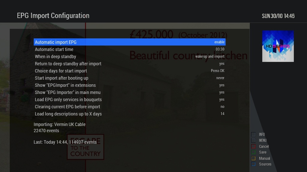 new Vermin UK Cable 14 day xmltv importer EPG source download | Techkings